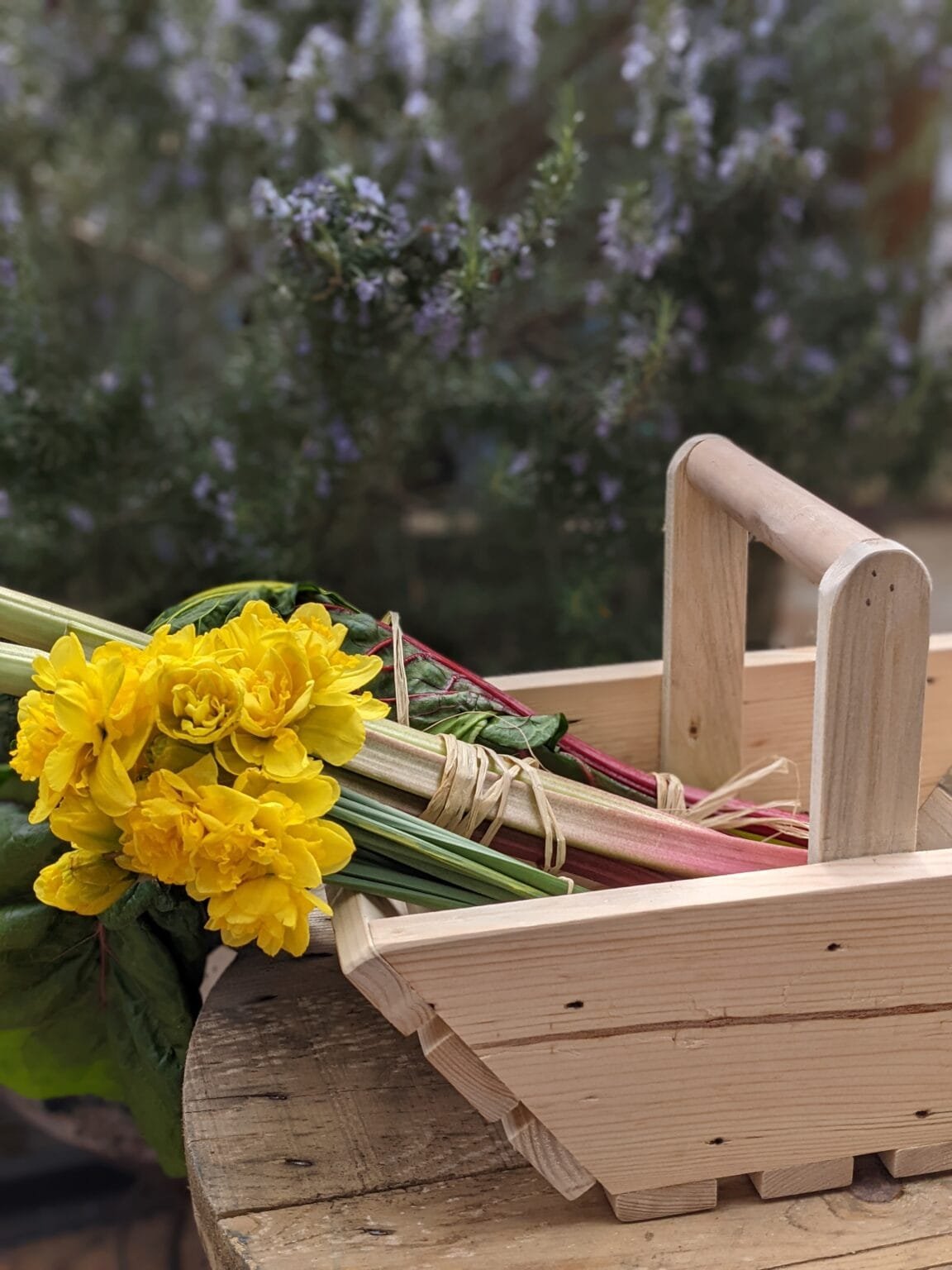 natural reclaimed vegetable garden trug / flower caddy. - Crowfoot Salvage