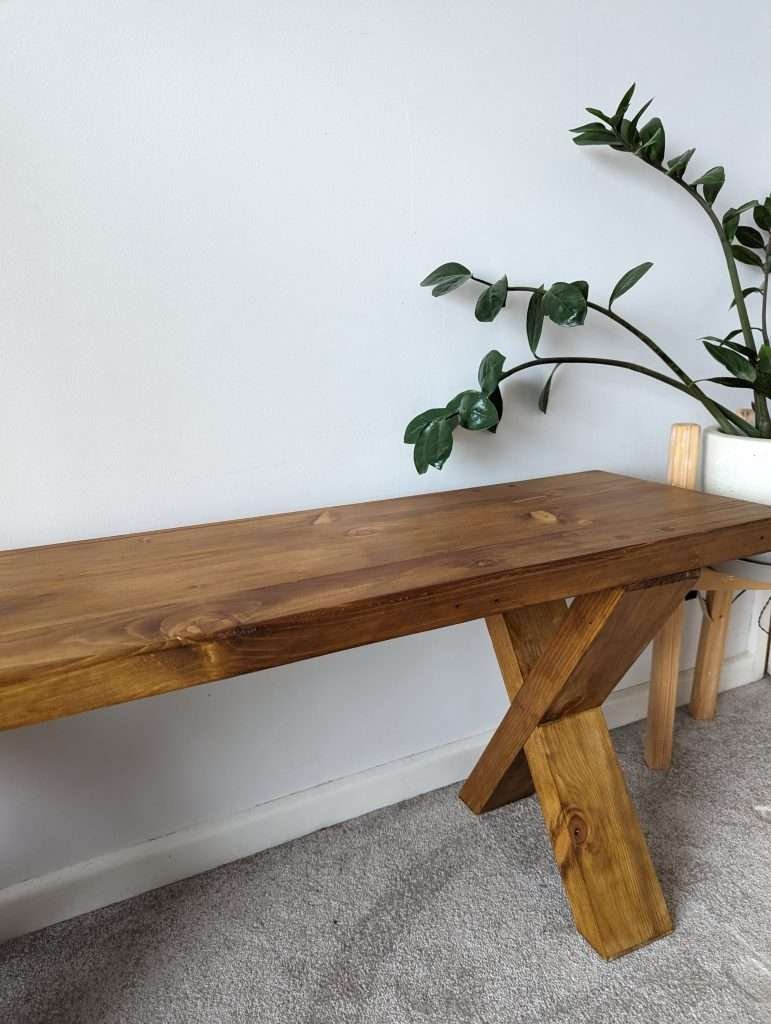 Rustic chunky bench - Crowfoot Salvage